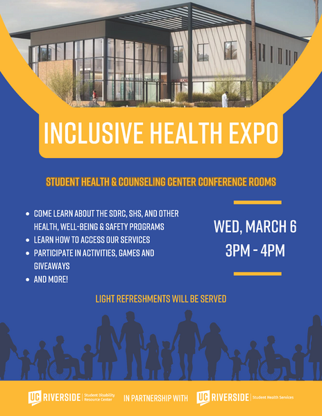 Inclusive Health Expo | Student Disability Resource Center Inclusive Health Expo | Student Disability Resource Center